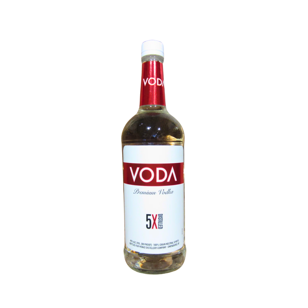 Buy Voda Premium Vodka 5X Distilled 1L Online - Wine Heaven Wines ...